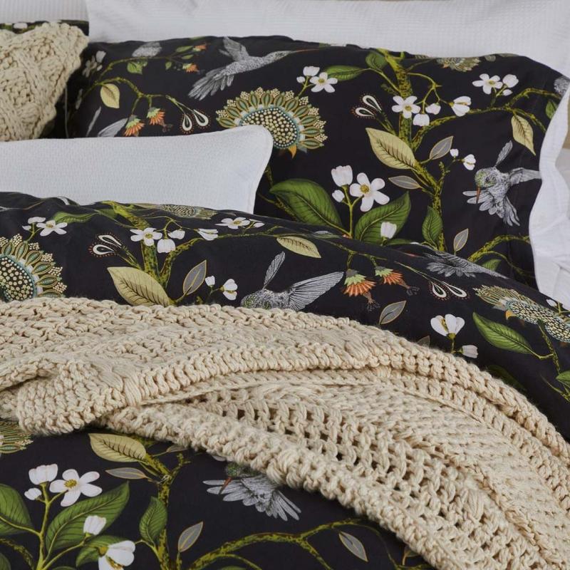 Private Collection Thora Quilt Cover Set | Queen Bed | Navy