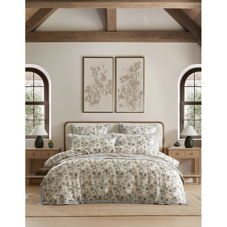 Private Collection Perpetua Natural Quilt Cover Set | King Bed